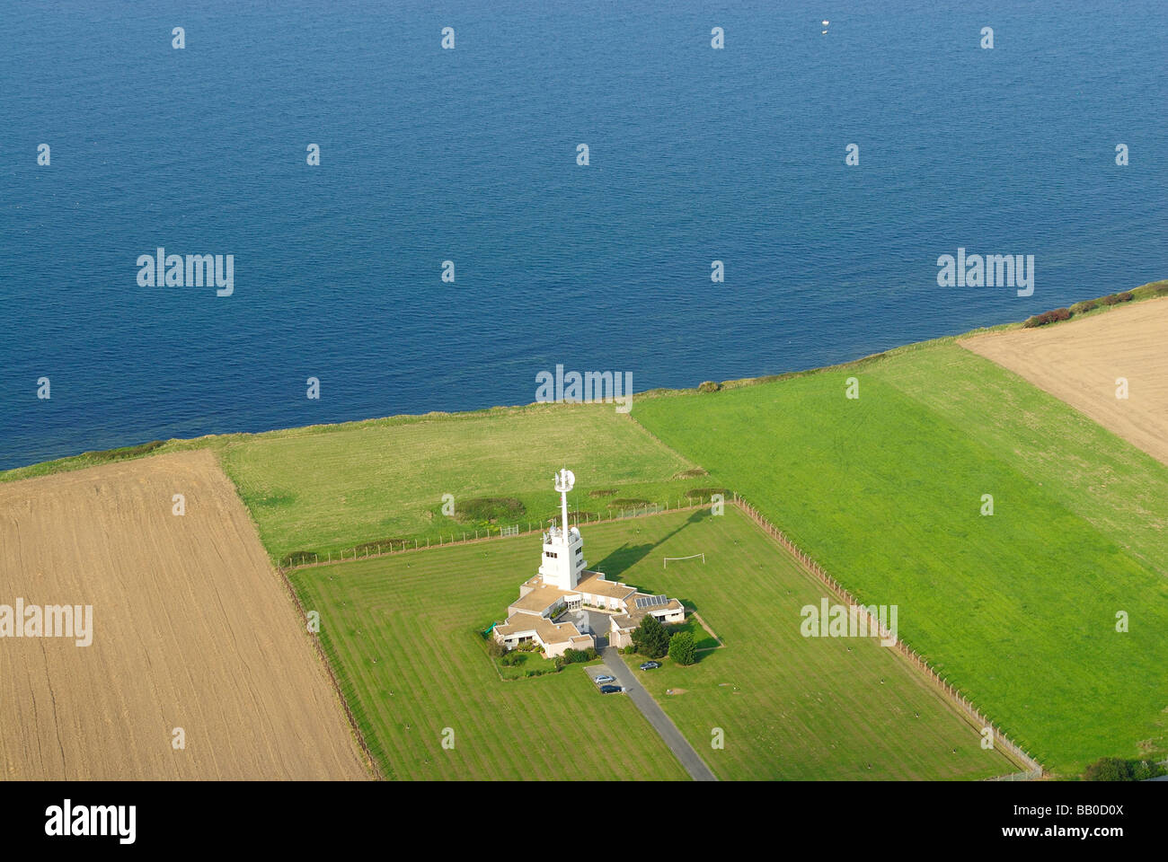 Aerial view of Normandy coast, France Stock Photo - Alamy