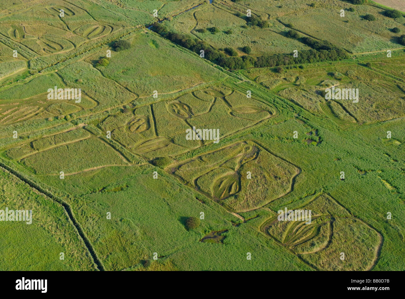 Aerial view of Normandy land, France Stock Photo - Alamy