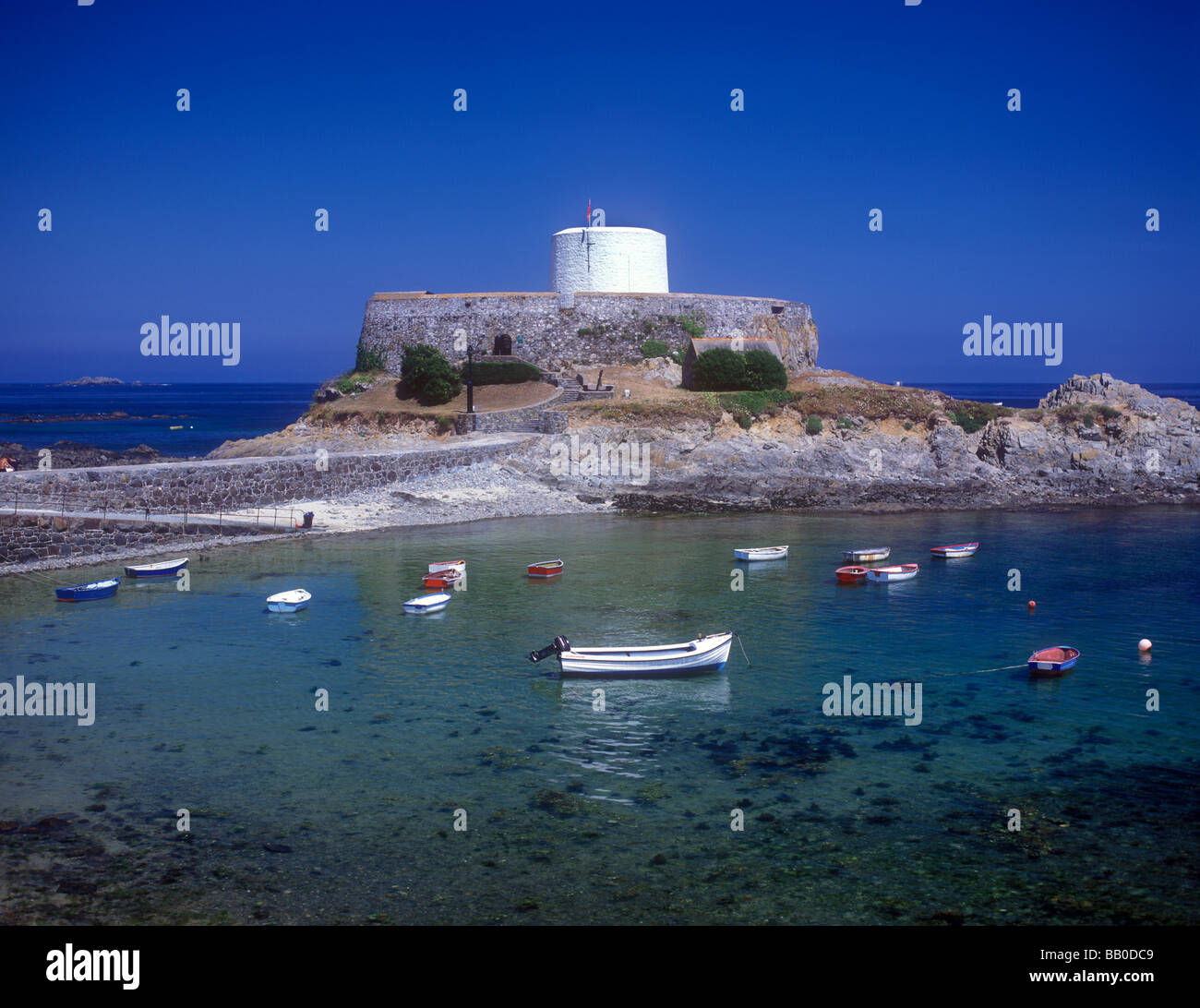 Fort Grey an old Martello Tower on the west coast houses a local ...