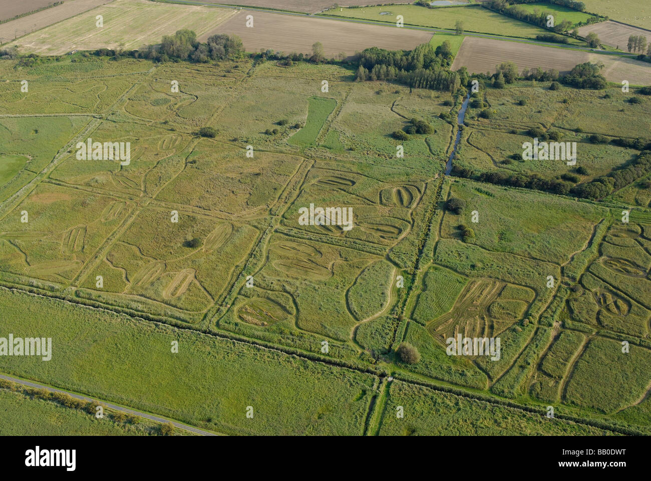 Aerial view of Normandy land, France Stock Photo - Alamy