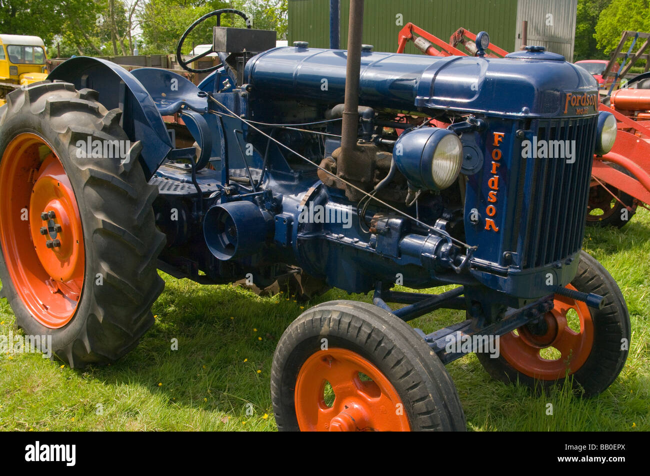 Fordson Major Vintage Farm Tractor Stock Photo - Alamy