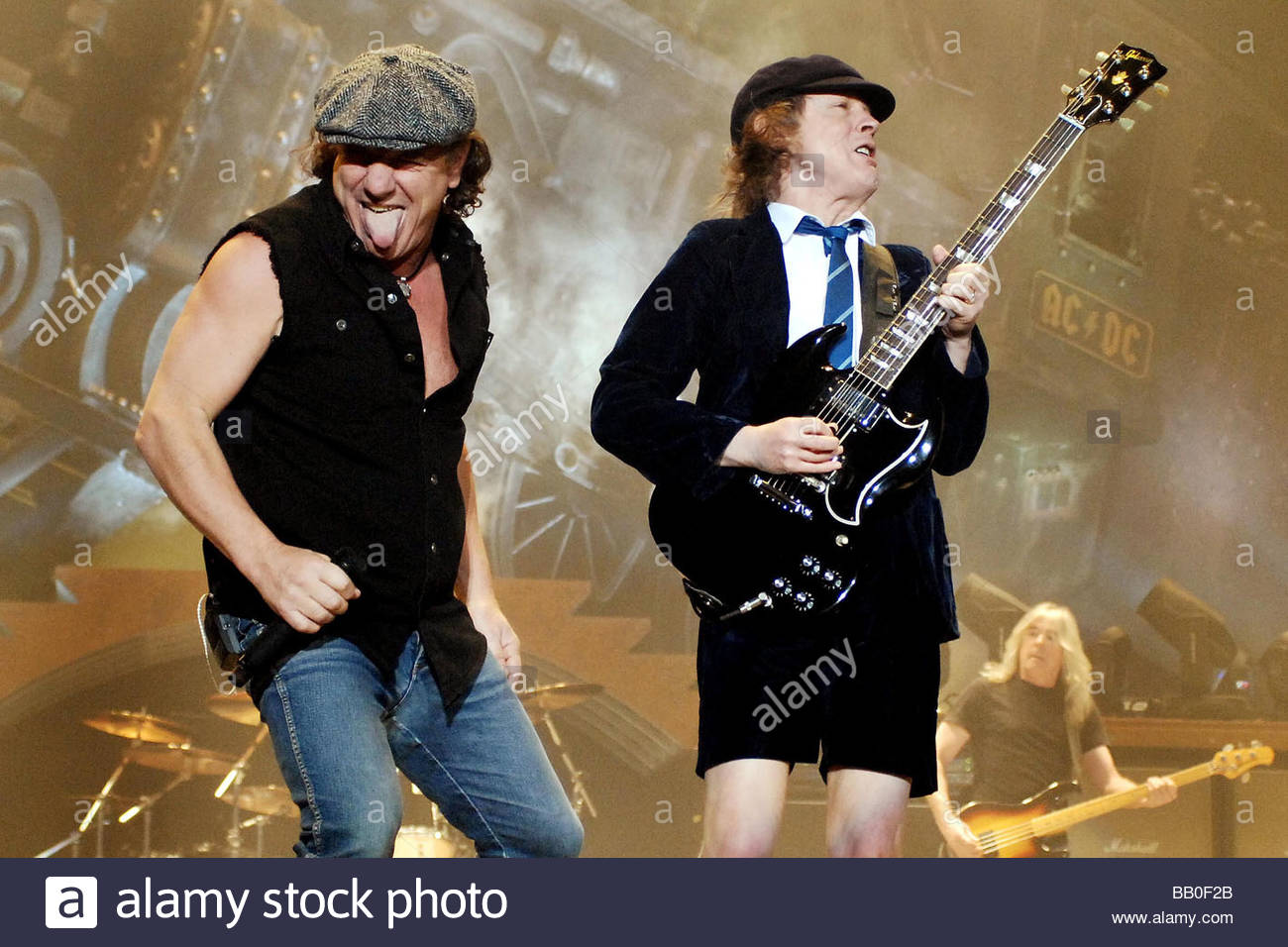 Brian Johnson Singer Angus Young High Resolution Stock Photography and ...