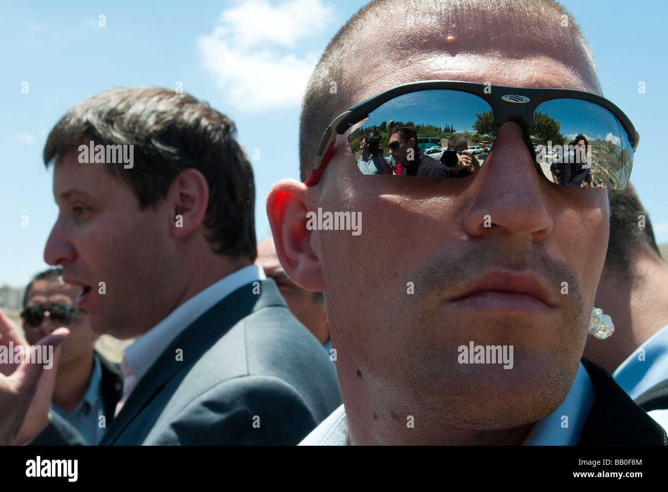 Israel Jerusalem Official minister Body Guard Stock Photo - Alamy