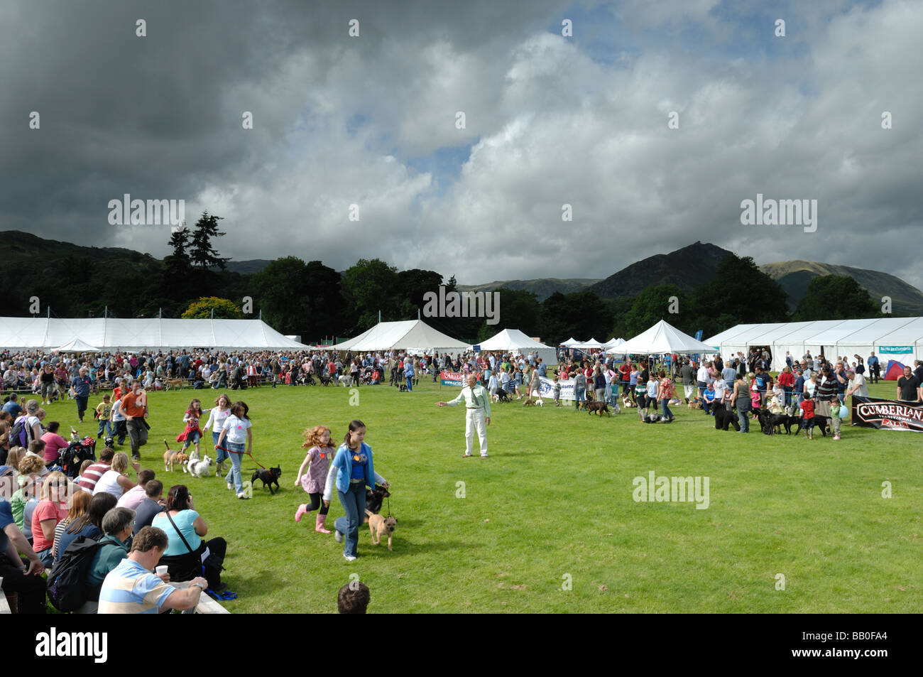 The dog show at Grasmere Sports a traditional annual event in the ...