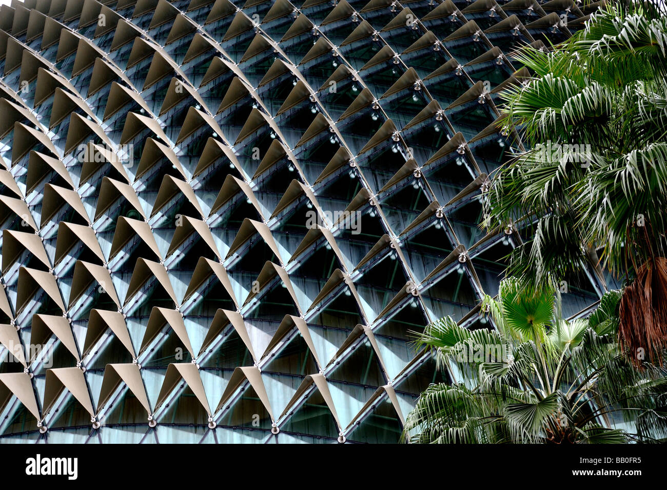 Detail of the Esplanade Theatres on the Bay buildiing (aka The Durian ...