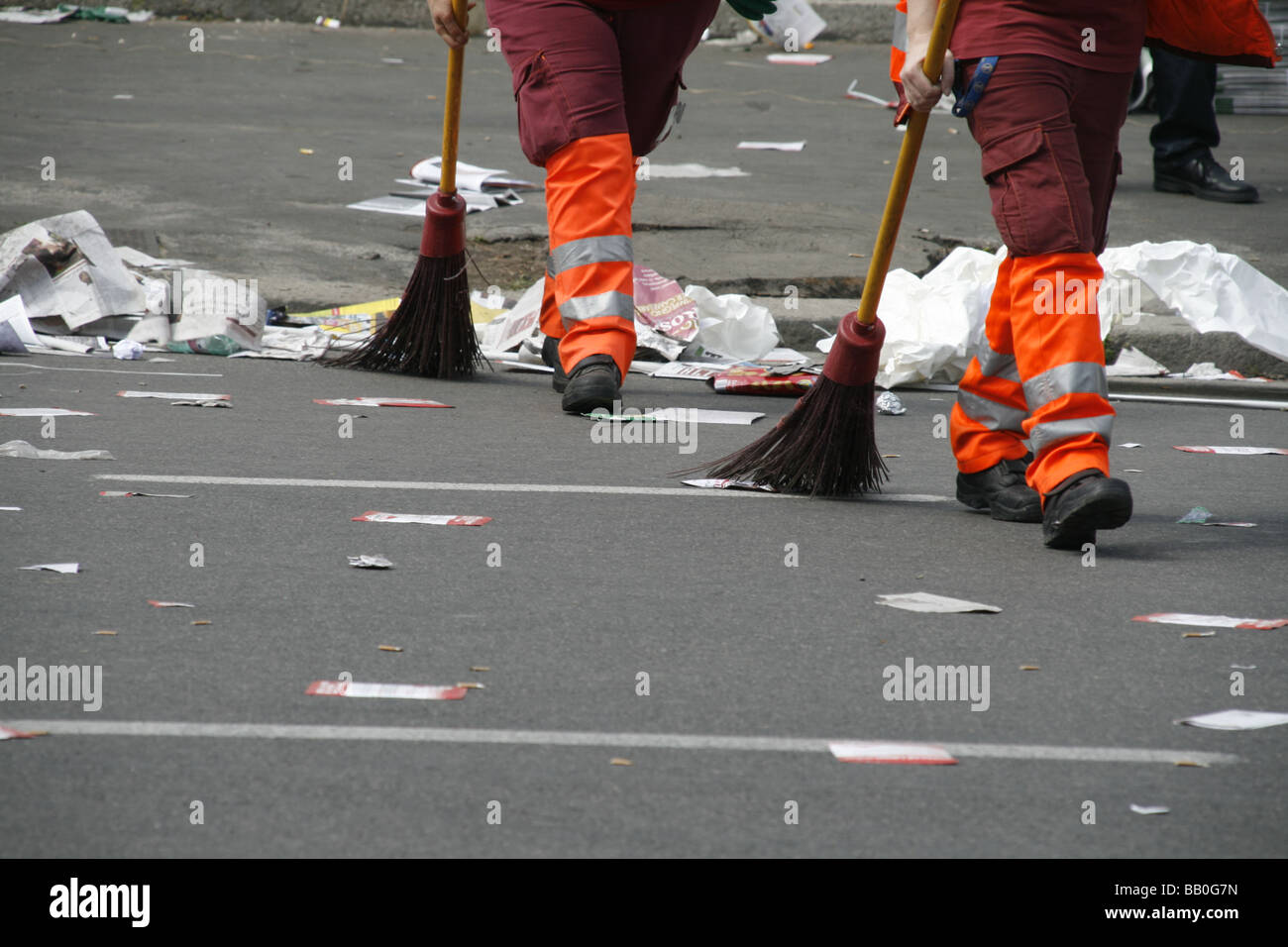 Two female cleaners in hi-res stock photography and images - Alamy
