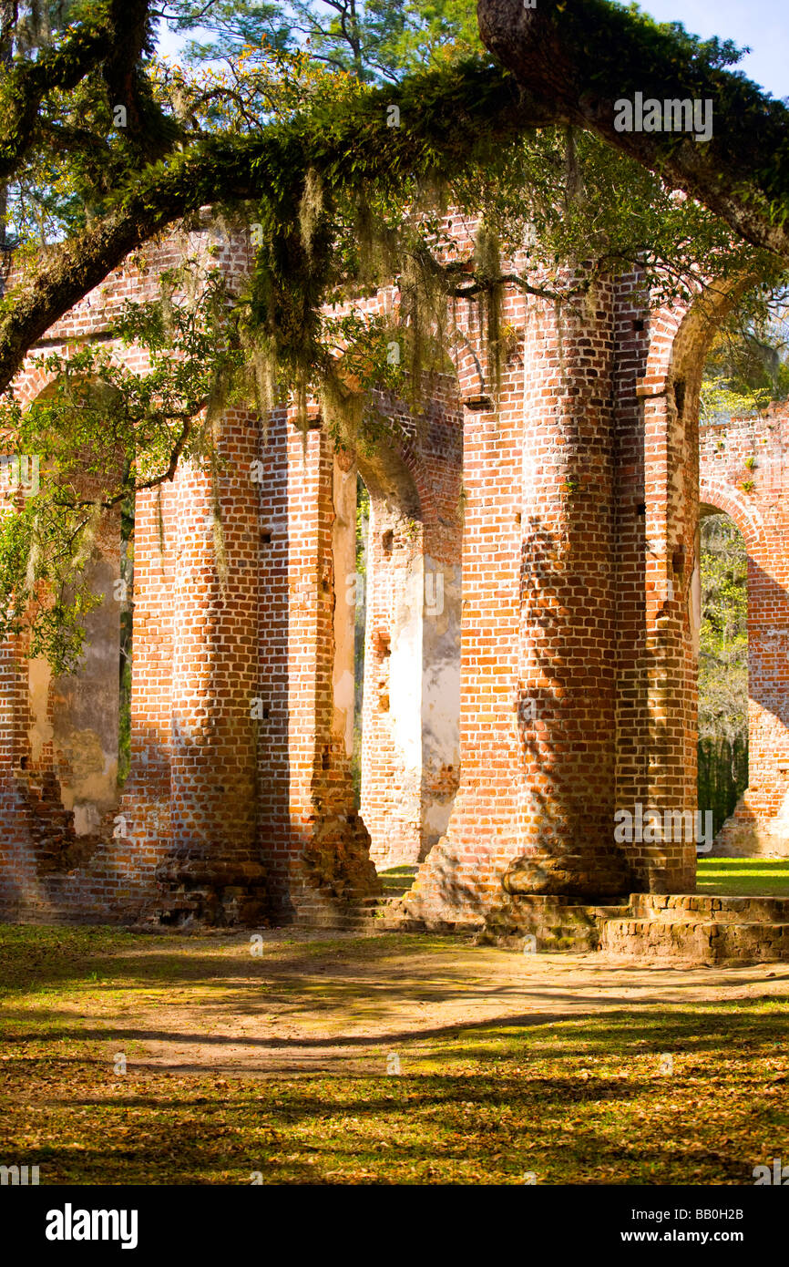 Sheldon ruins south carolina hi-res stock photography and images - Alamy