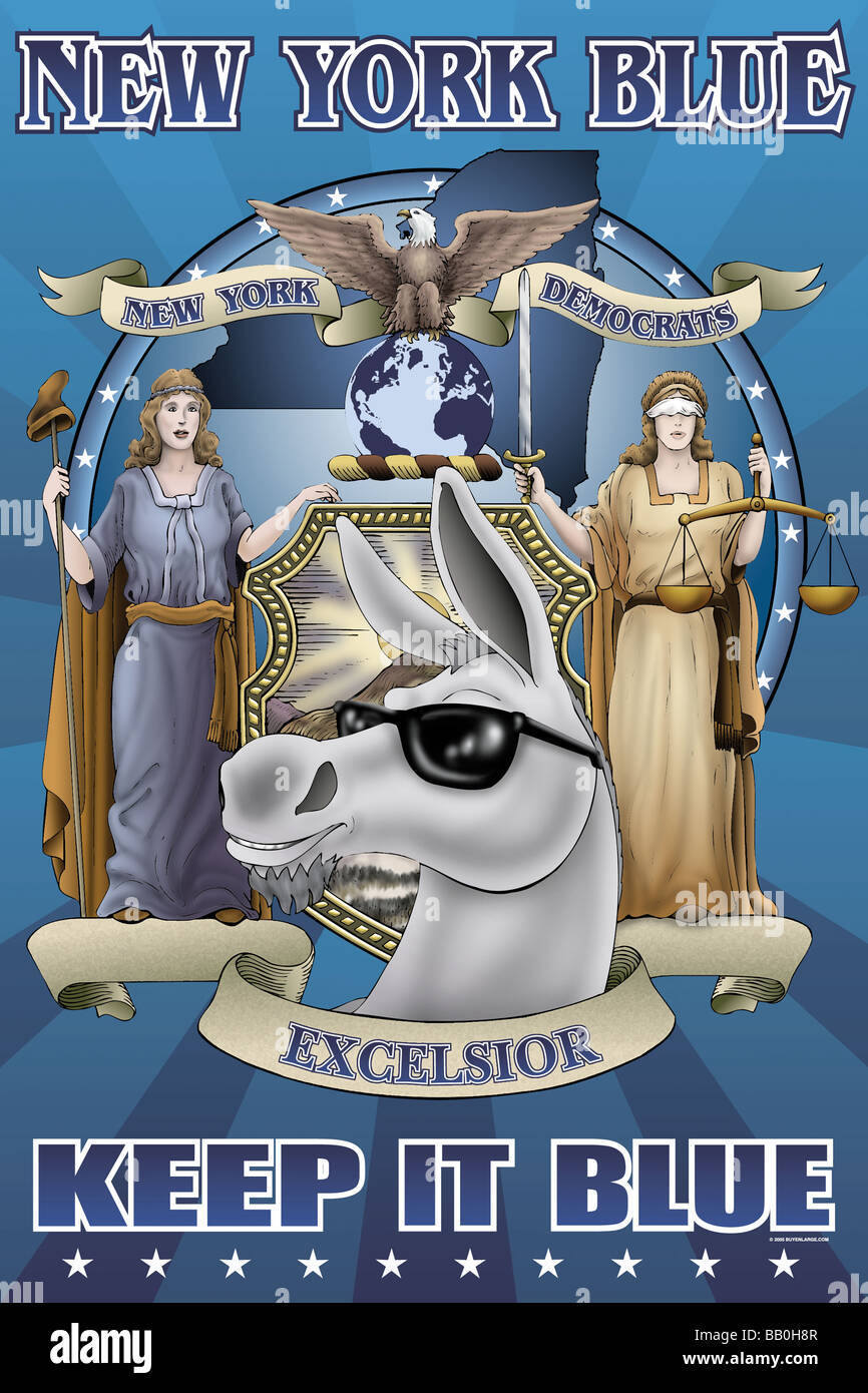 New York Blue - Keep it Blue Stock Photo - Alamy