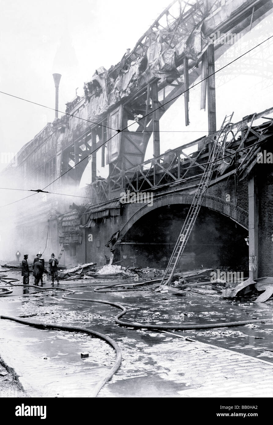 Fire on Bridge,Philadelphia,PA Stock Photo - Alamy