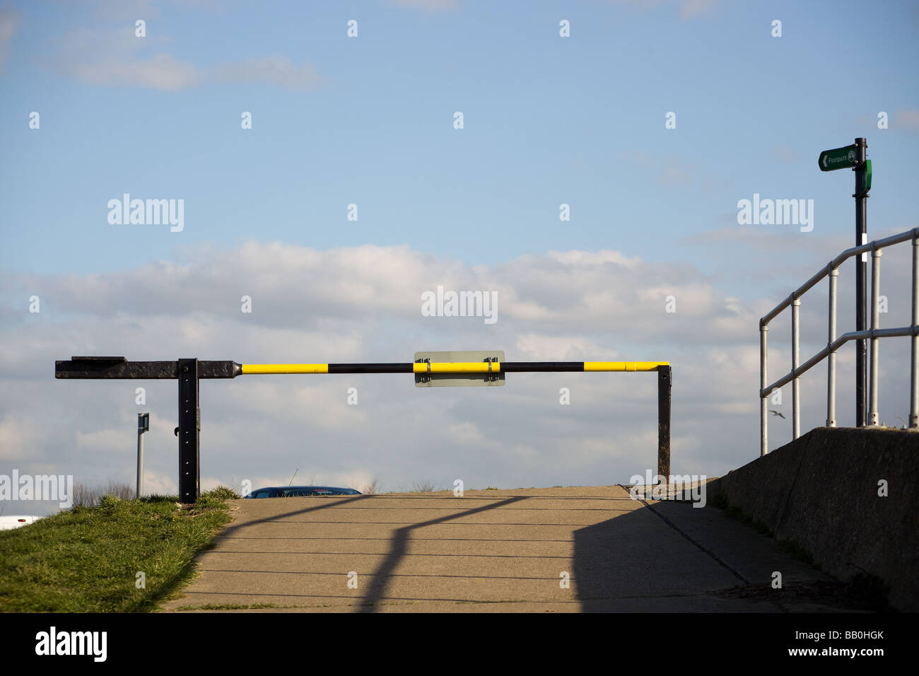 A road barrier Stock Photo - Alamy