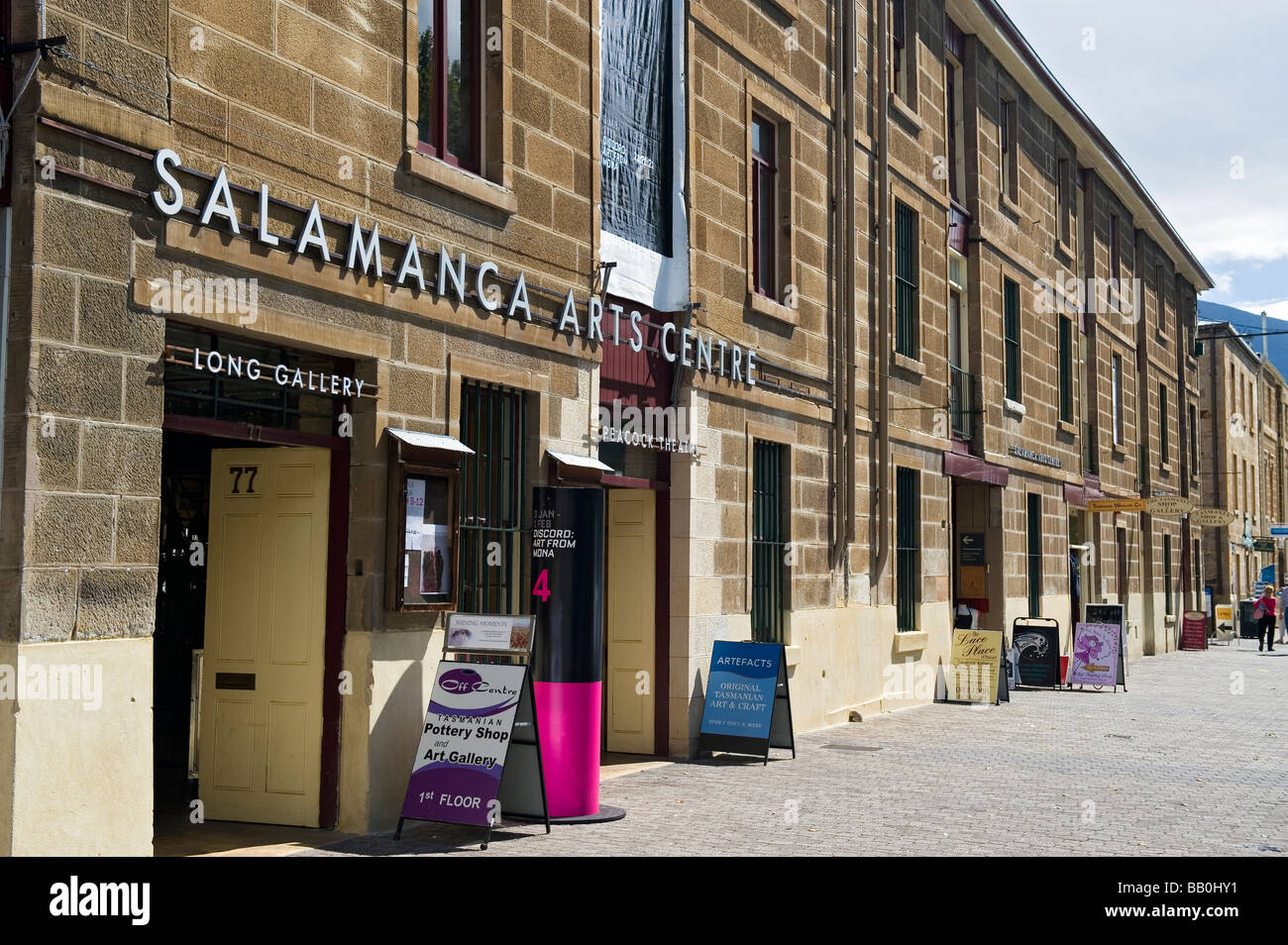 Salamanca Place, Hobart , Tasmania, Australia Stock Photo - Alamy