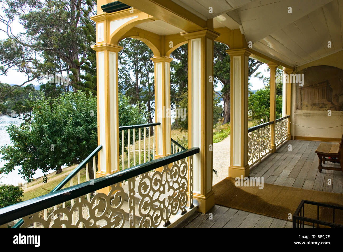 Commandant's House. Port Arthur Penal Colony, Tasmania, Australia Stock ...