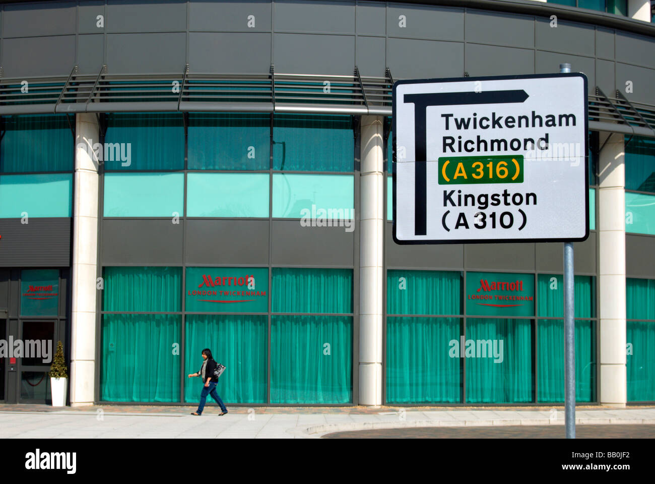 london twickenham marriott hotel, part of twickenham stadium, home of ...
