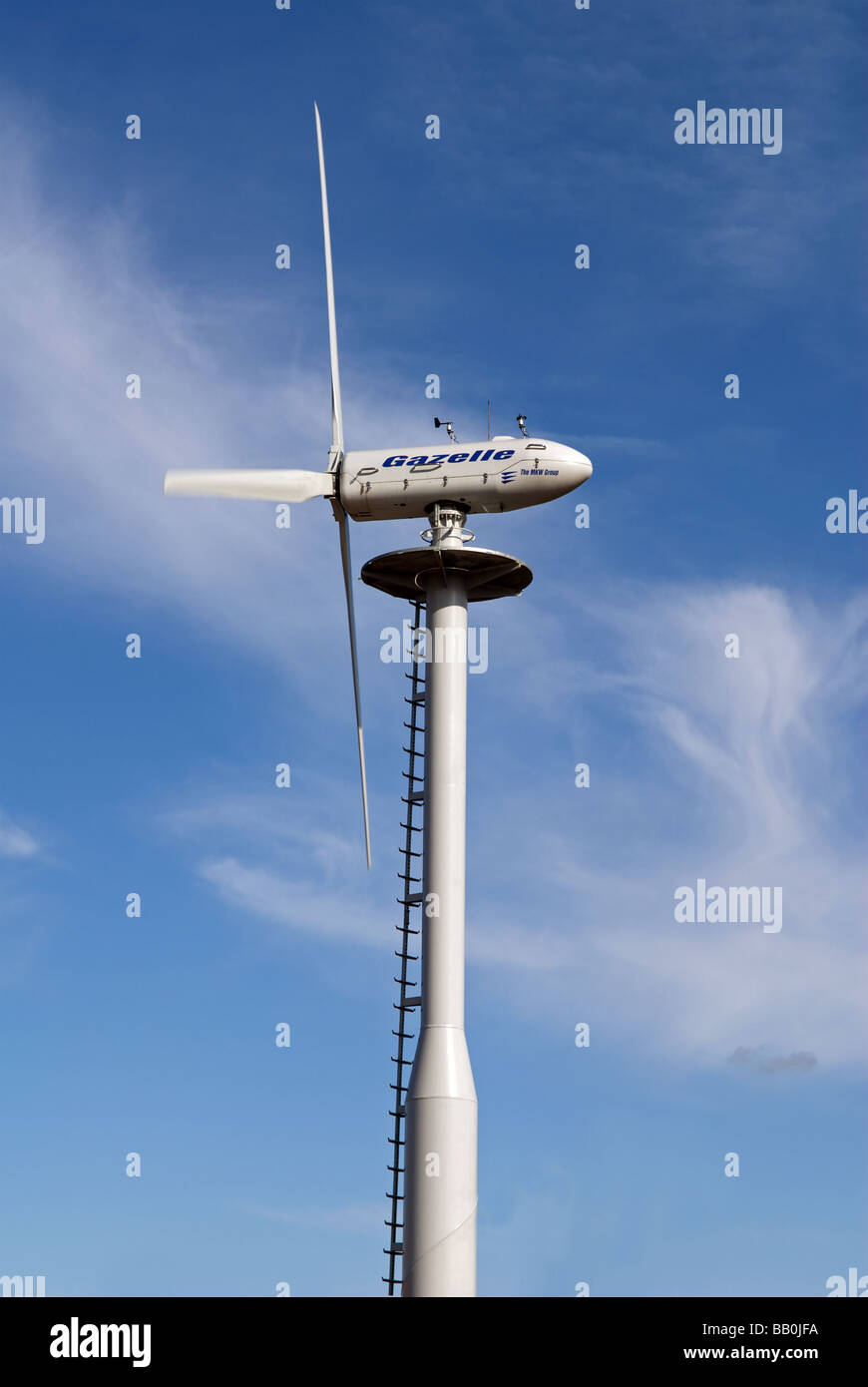 Gazelle 20kW wind turbine, Ipswich, Suffolk, UK Stock Photo - Alamy