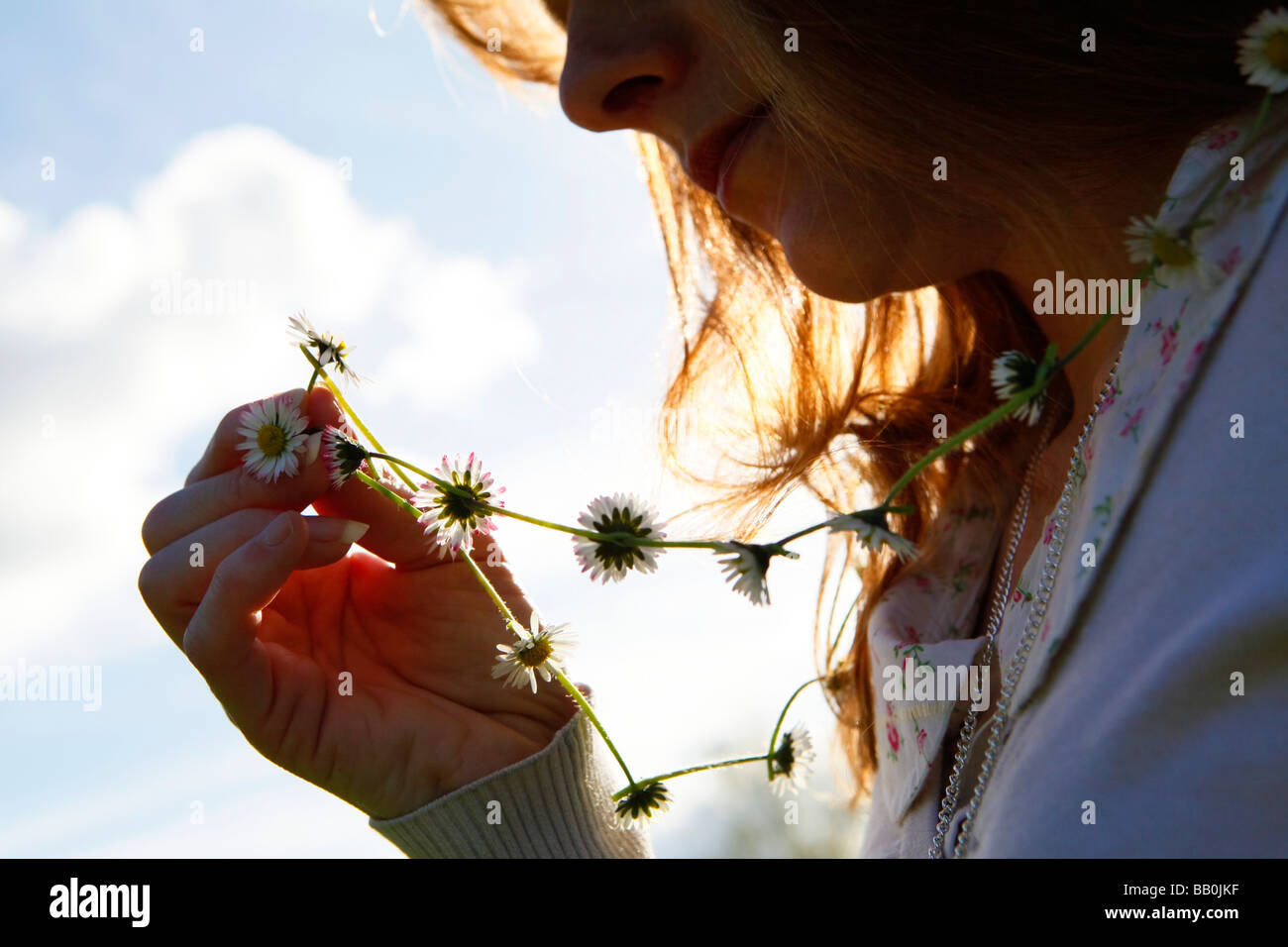 A Hand Holding A Daisy Stock Photos & A Hand Holding A Daisy Stock ...
