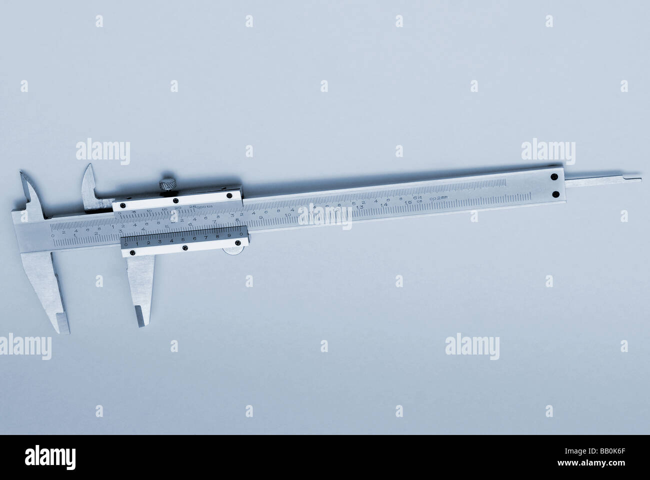 Caliber measure tool close up Tone picture Stock Photo - Alamy