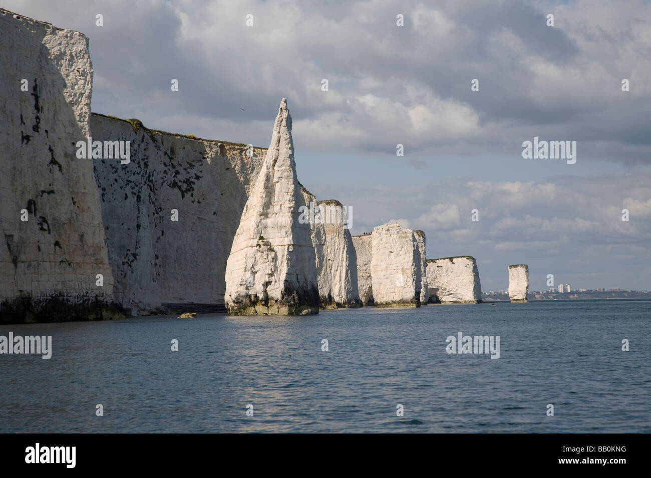 The Pinnacle stack, Handfast Point, Dorset, England Stock Photo - Alamy