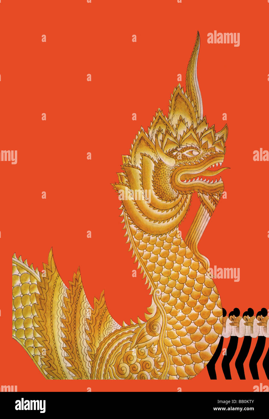 Dragon Temple of Siam Stock Photo - Alamy