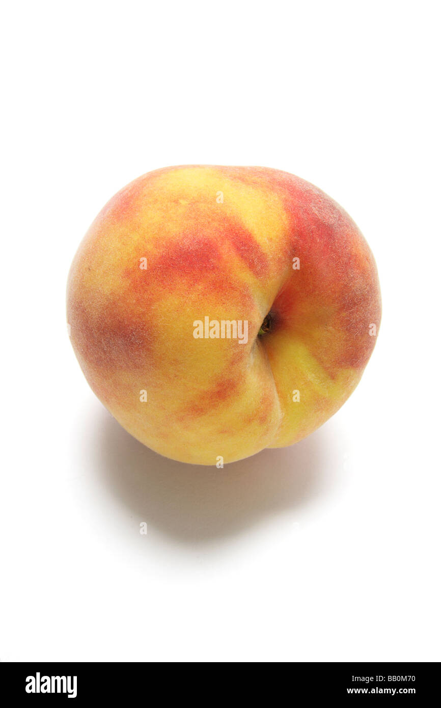 Fresh whole peach cut hi-res stock photography and images - Alamy