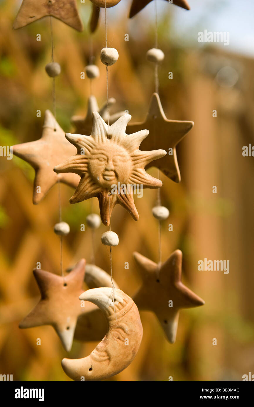Wind chimes garden hi-res stock photography and images - Alamy