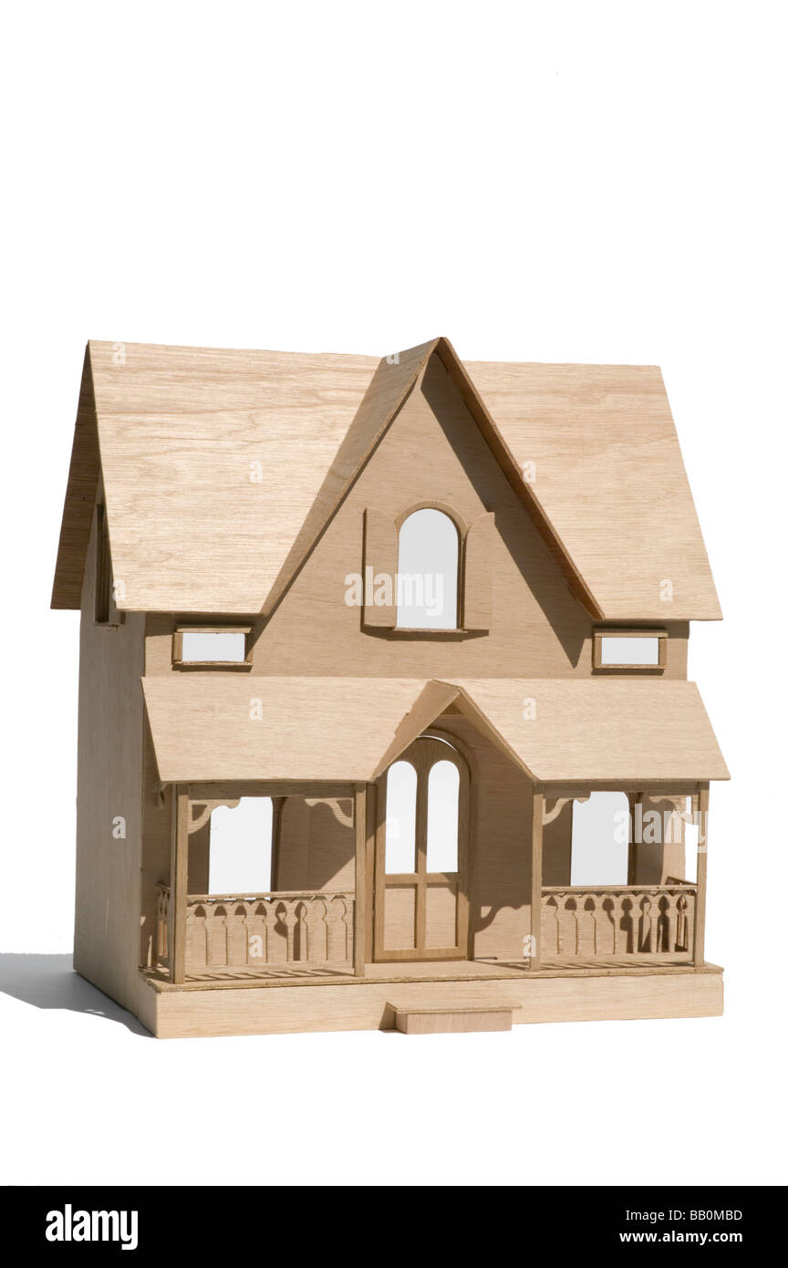 Model of two storey house Stock Photo - Alamy
