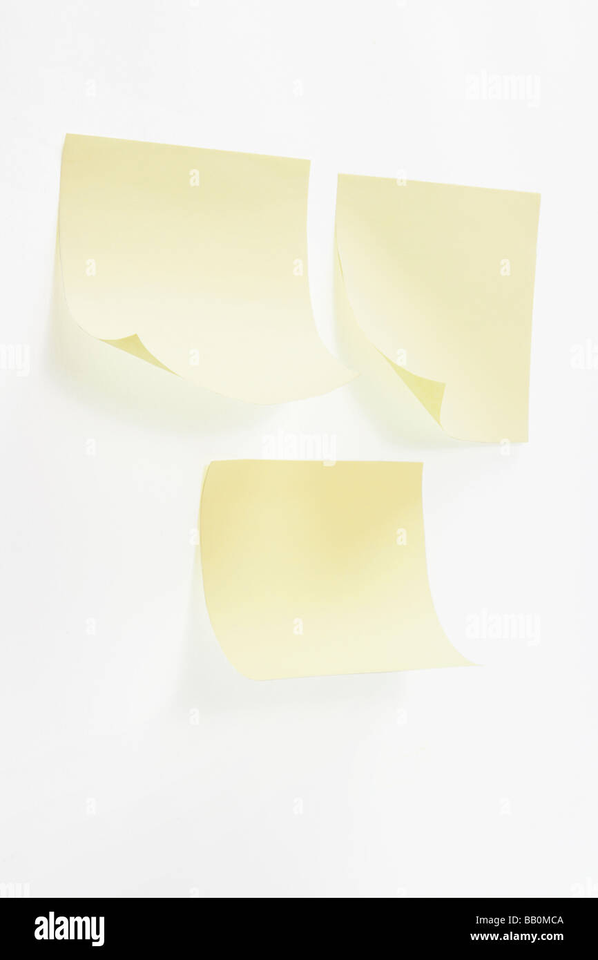Post It Note Papers Stock Photo - Alamy
