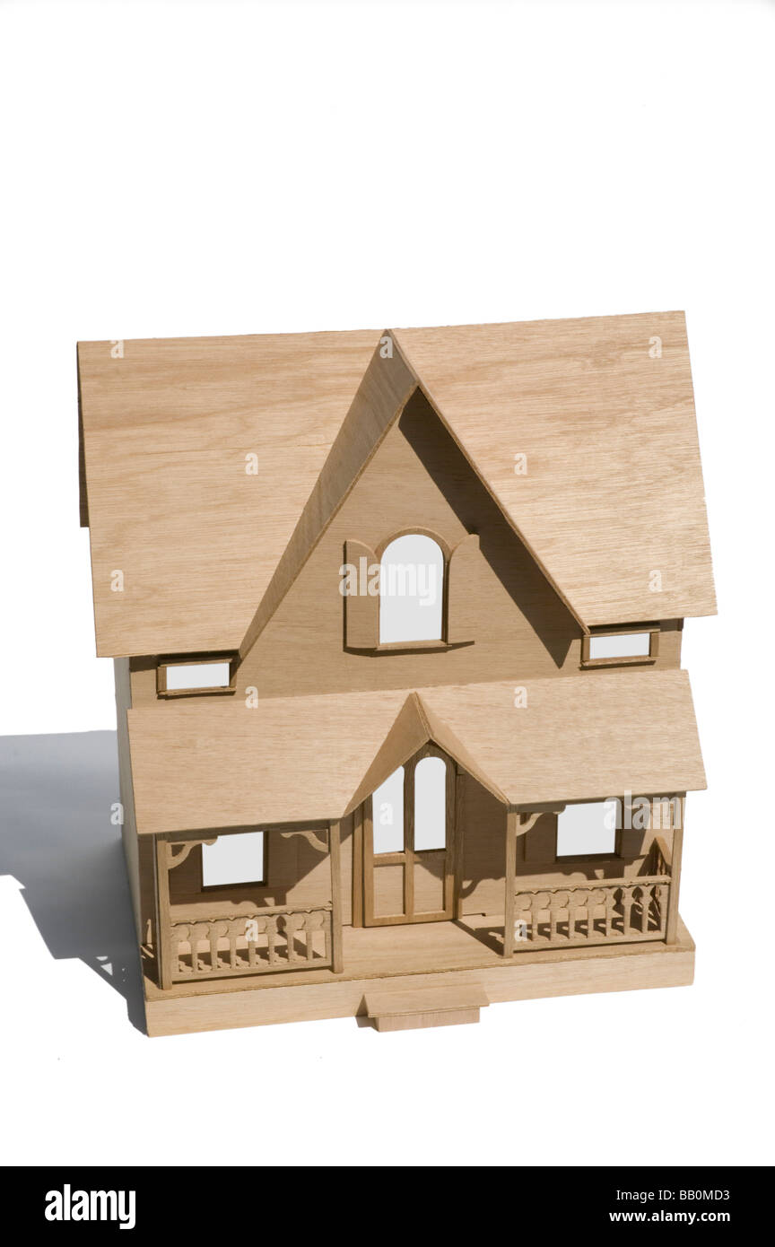 Model of two storey house Stock Photo - Alamy