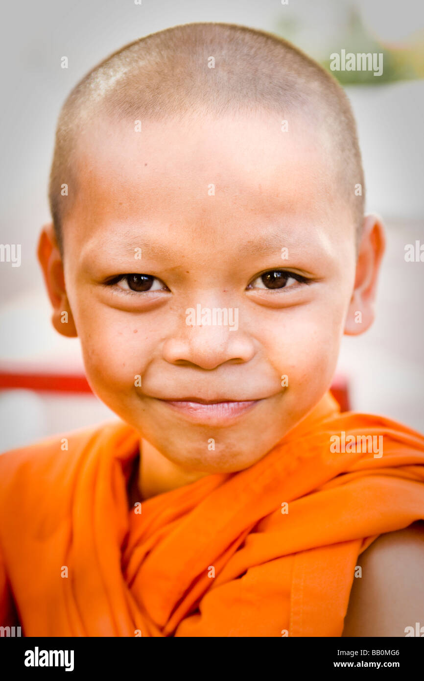 Portrait novice monk hi-res stock photography and images - Alamy