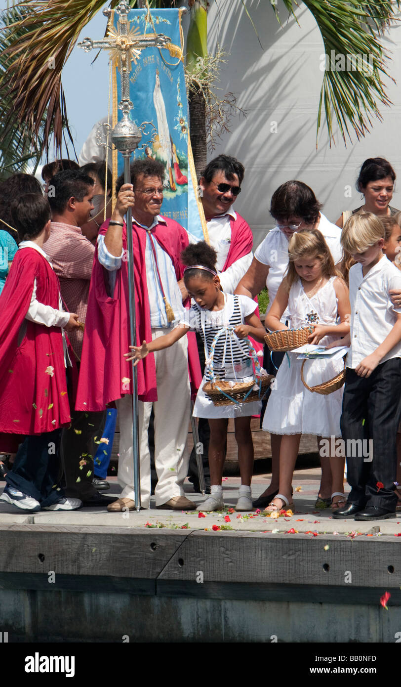 Sailors mass and Blessing of the Sea Procession Gustavia Saint ...