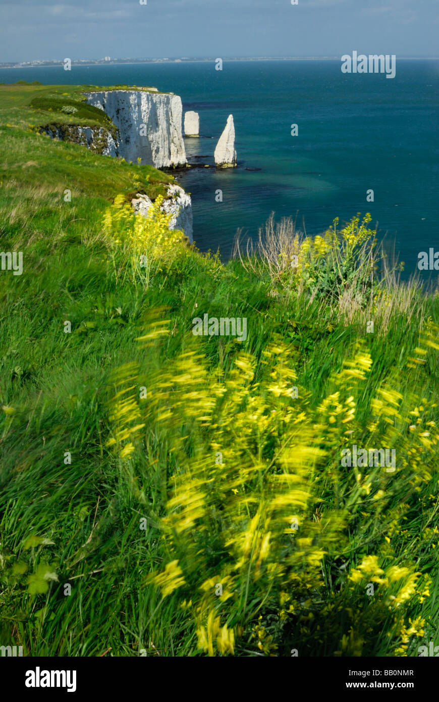 Rugged Cliffs Grassy Uk High Resolution Stock Photography and Images ...