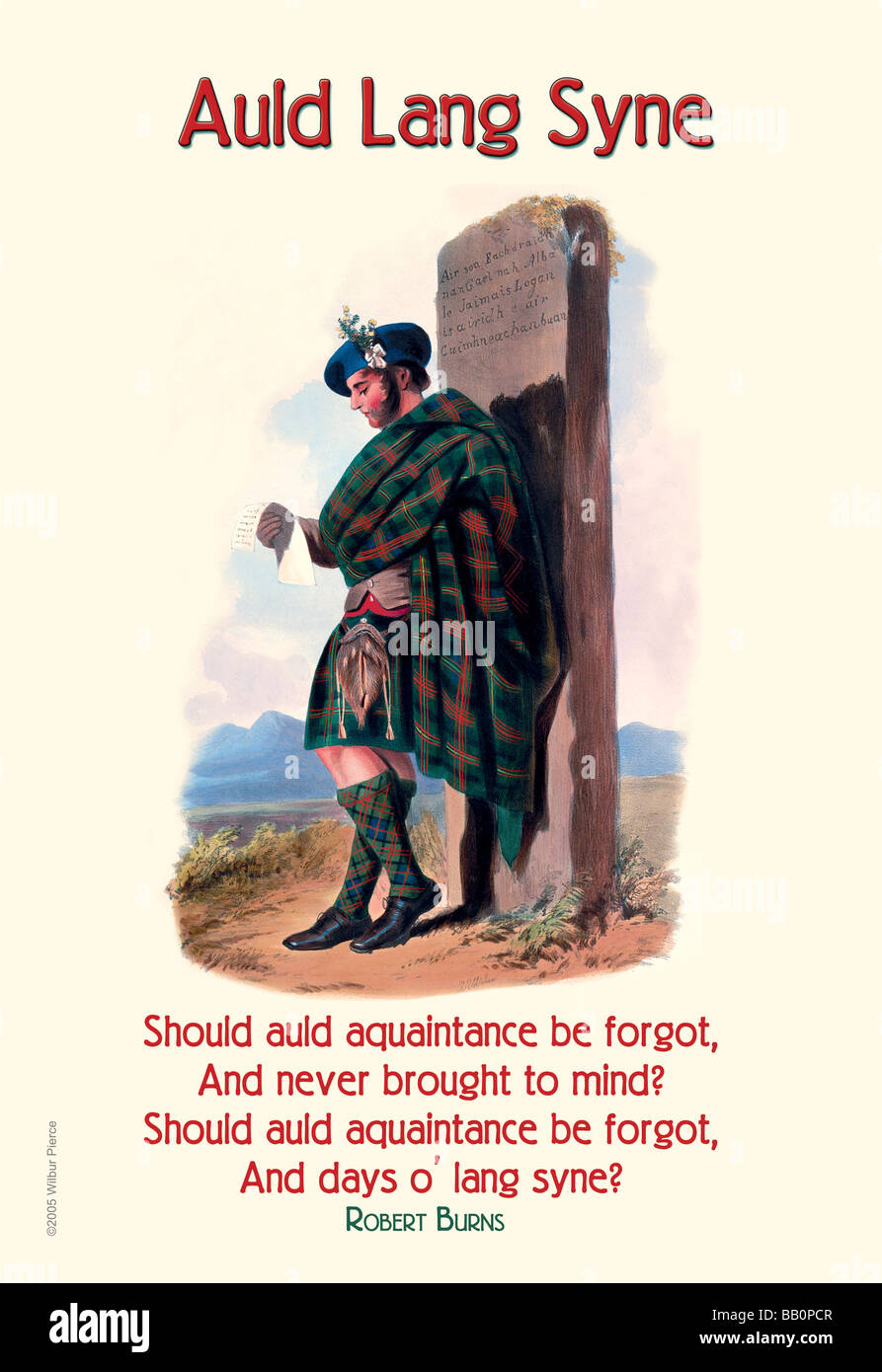 Auld lang syne hi-res stock photography and images - Alamy