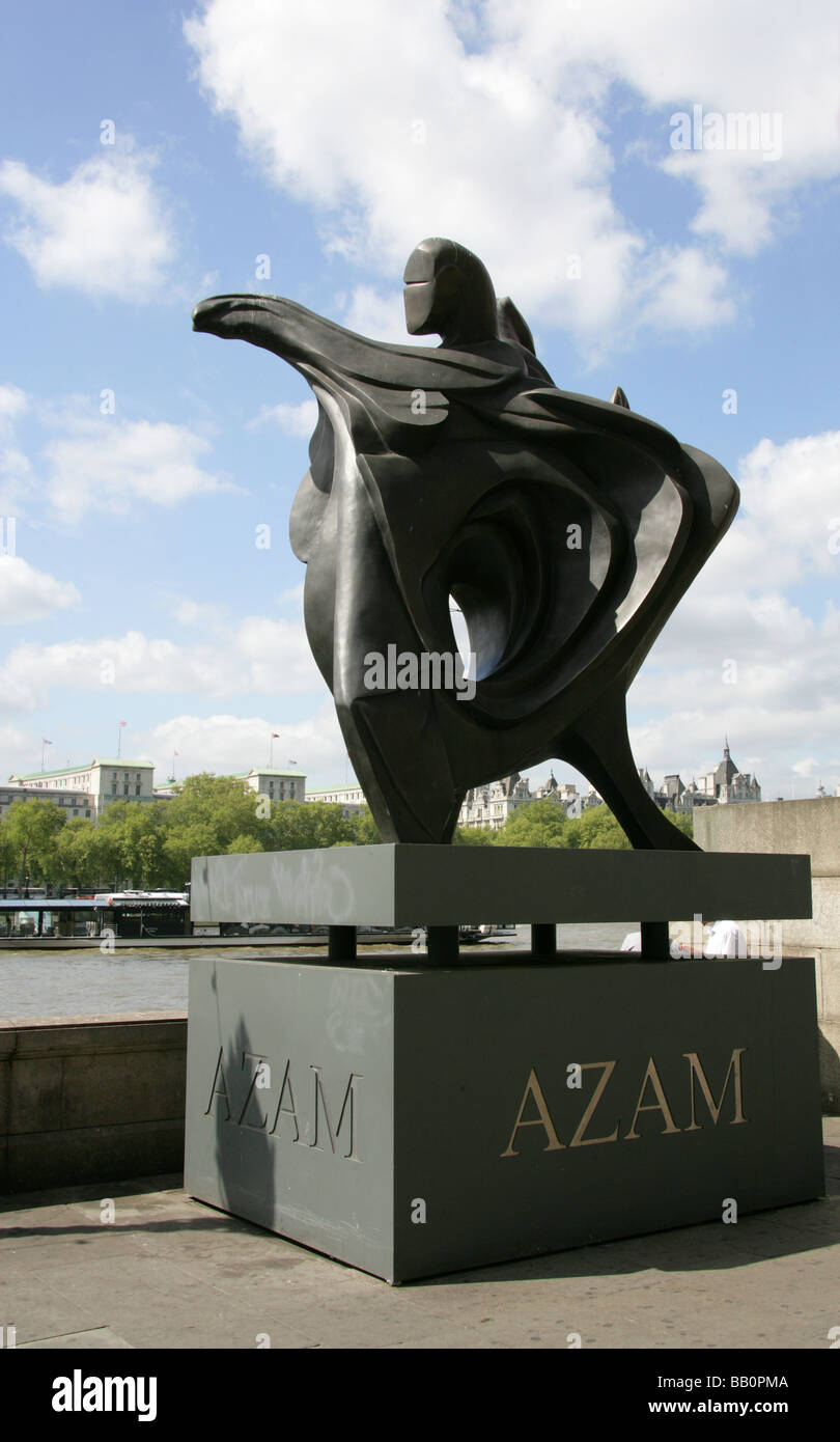 The Dance, an Azam Sculpture on the South Bank of the River Thames ...