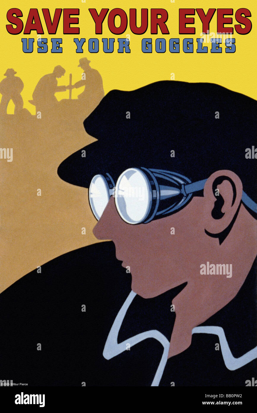 Save your Eyes - Use your goggles Stock Photo - Alamy