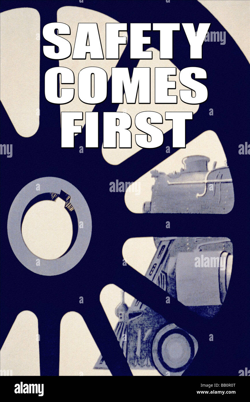 Safety comes first hi-res stock photography and images - Alamy