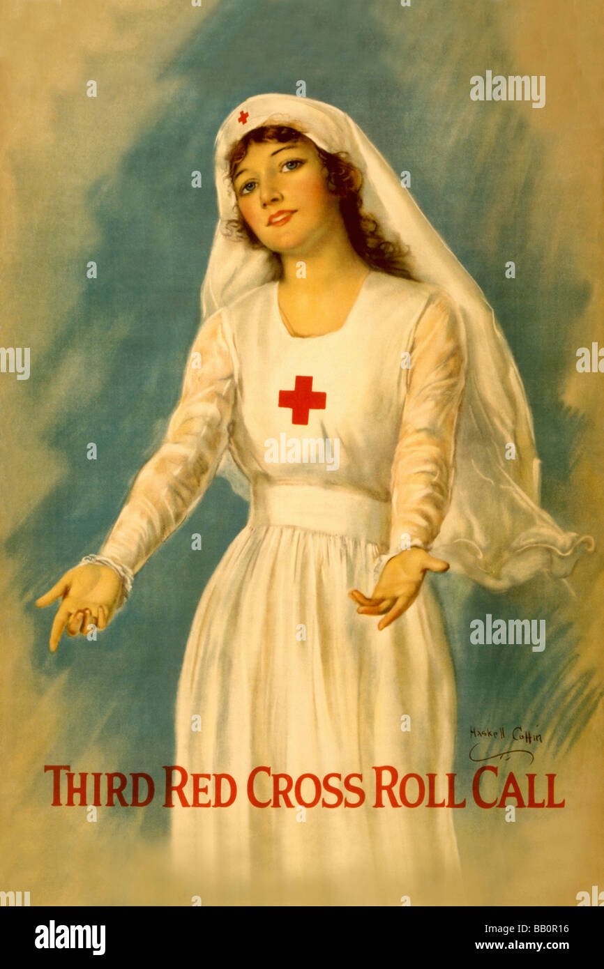 Third Red Cross Roll Call Stock Photo - Alamy