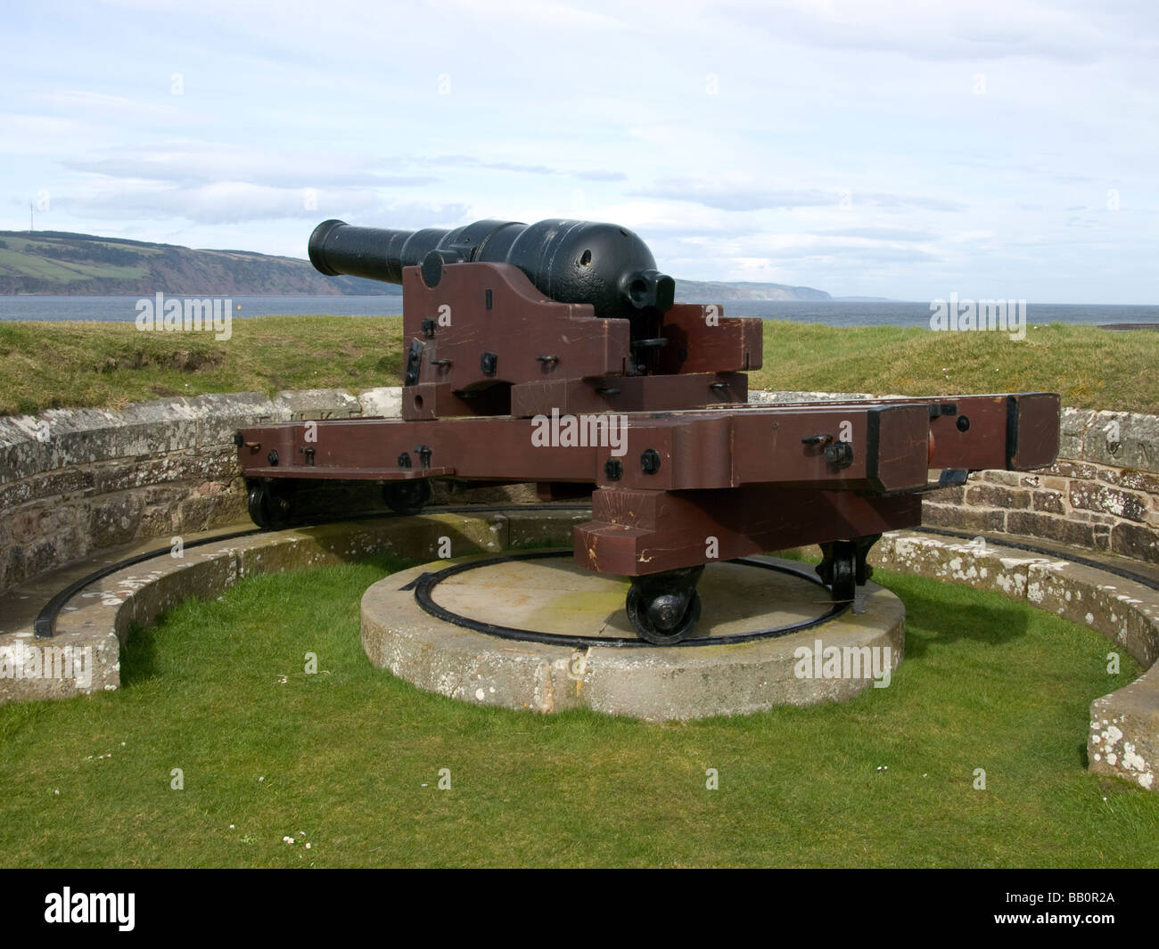 Cannon at Fort George, Scotland Stock Photo - Alamy