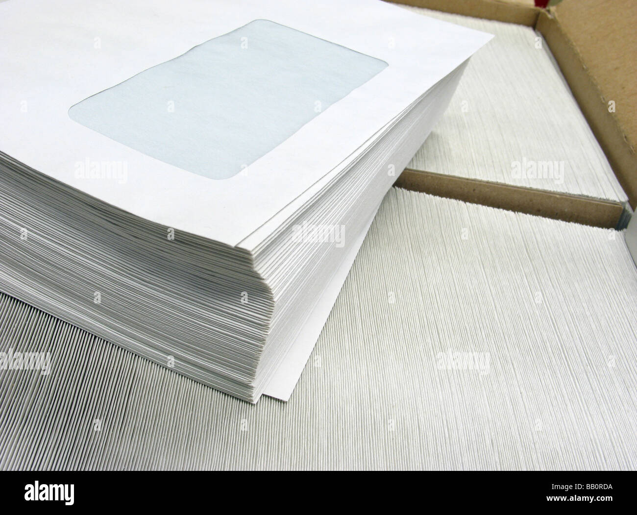 stack of white envelopes Stock Photo - Alamy