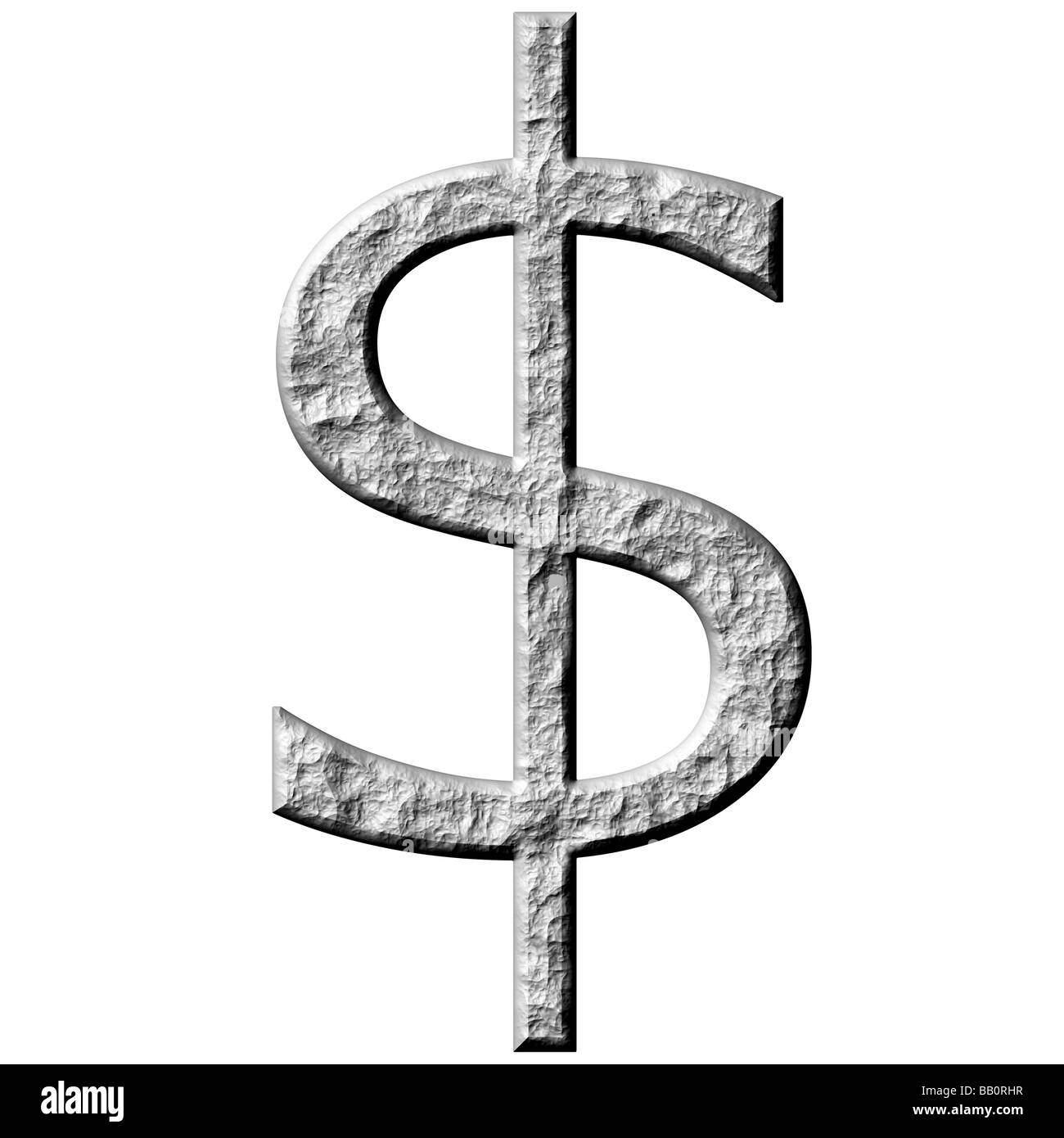 3d stone dollar symbol Stock Photo - Alamy