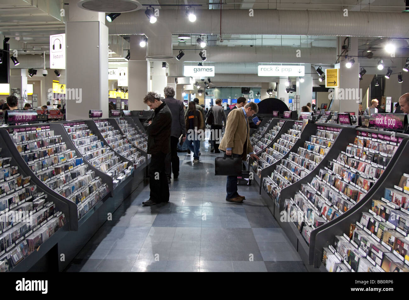 HMV Megastore - Oxford Street - London Stock Photo - Alamy