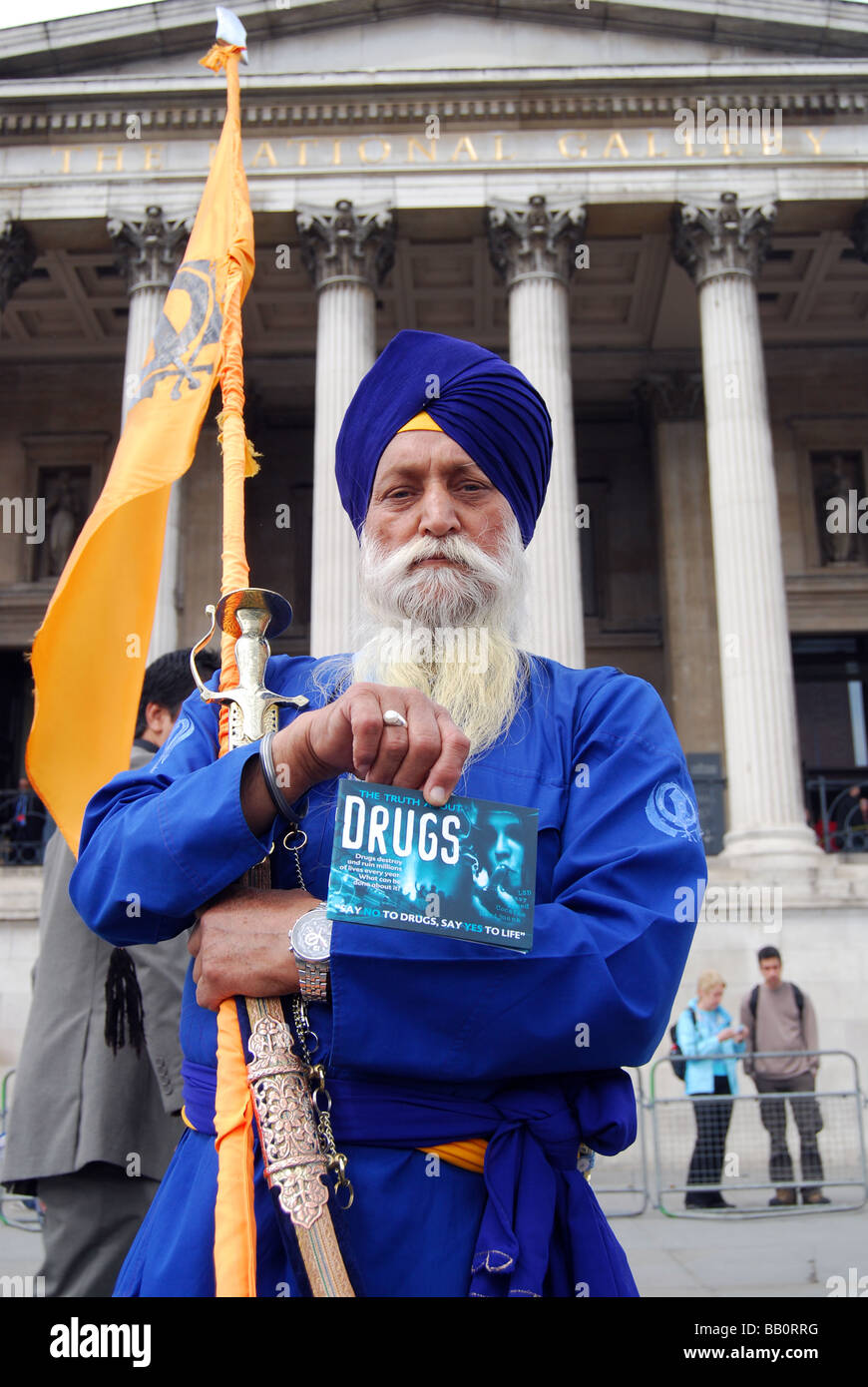 Sikh flag hi-res stock photography and images - Alamy