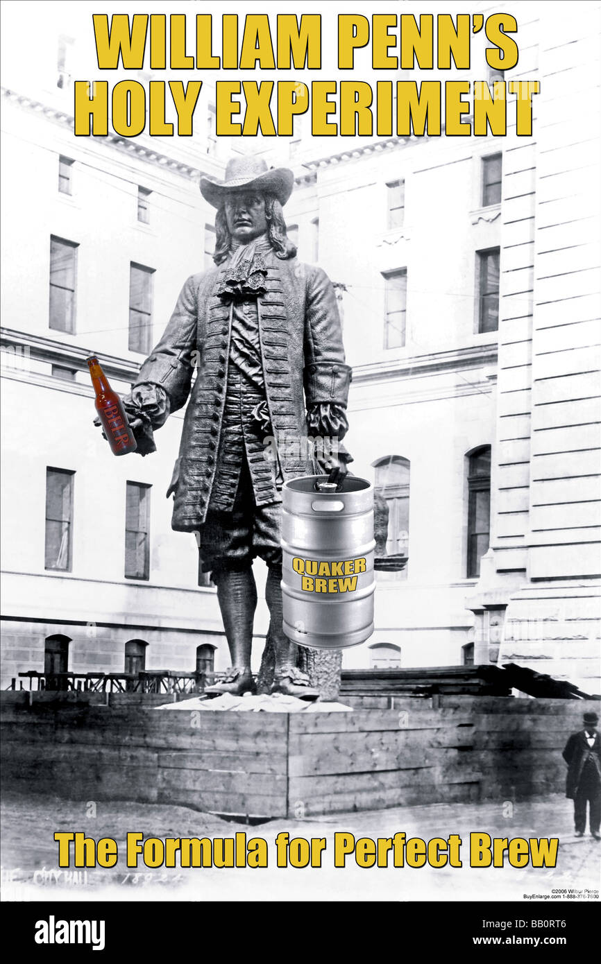 William Penns Holy Experiment-Formula for a perfect brew Stock Photo ...