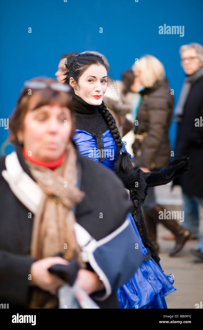 Woman coy shy expression hi-res stock photography and images - Alamy