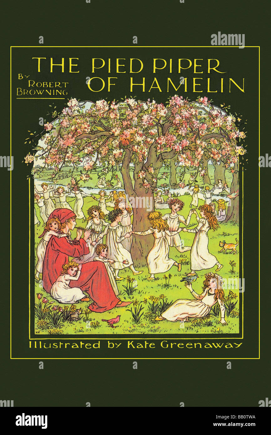 The pied piper of hamelin book cover hi-res stock photography and ...