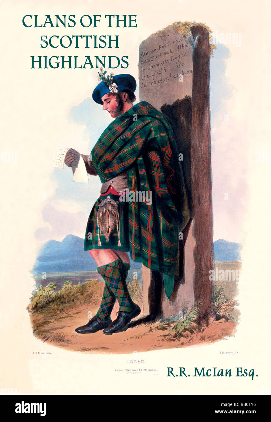 Clans of the Scottish Highlands Stock Photo - Alamy