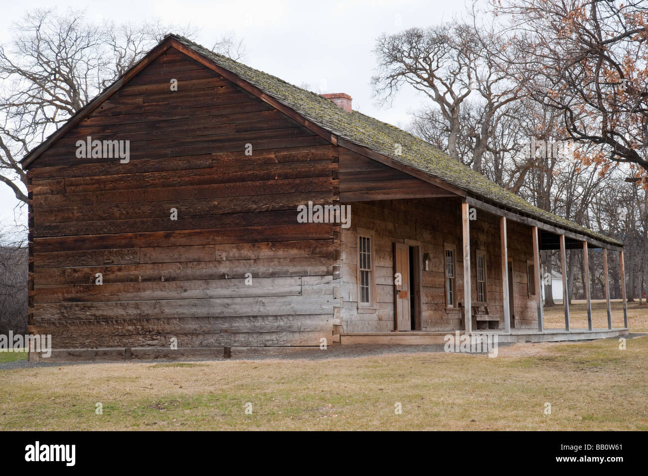 Barracks at historic Fort Simcoe Washington USA Stock Photo - Alamy
