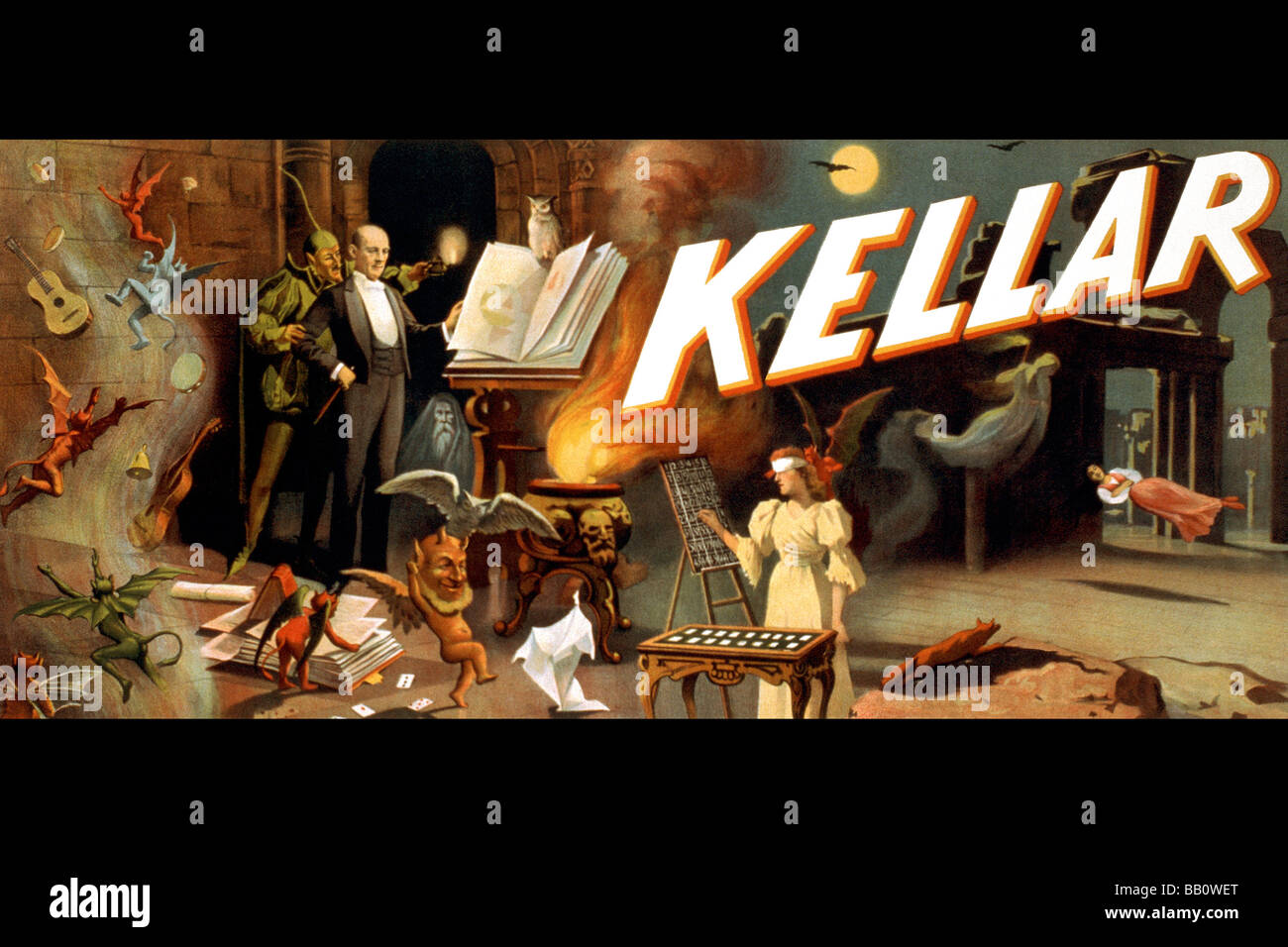 Kellar the magician hi-res stock photography and images - Alamy
