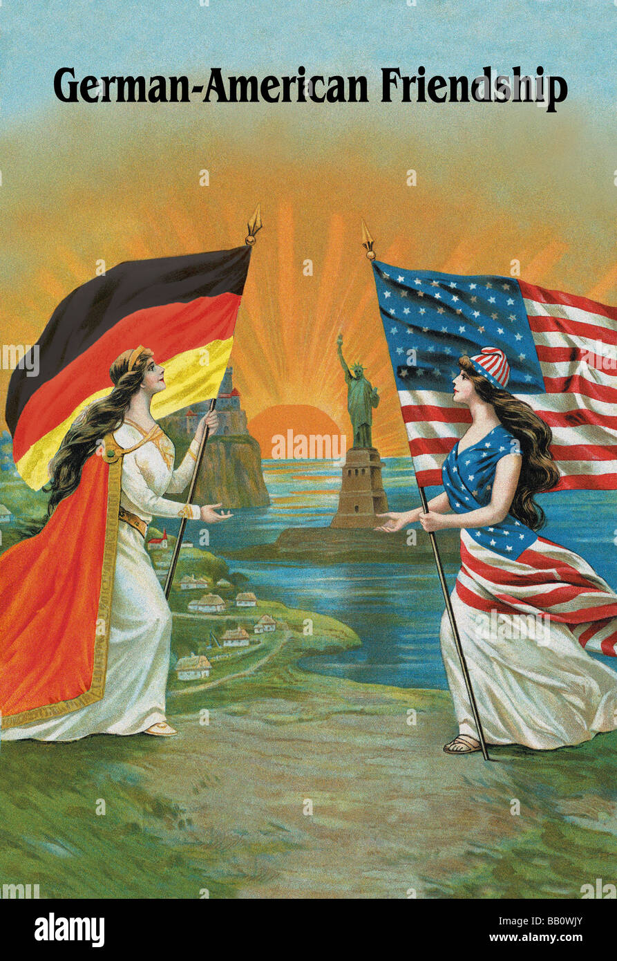 Greek American Friendship Stock Photo - Alamy