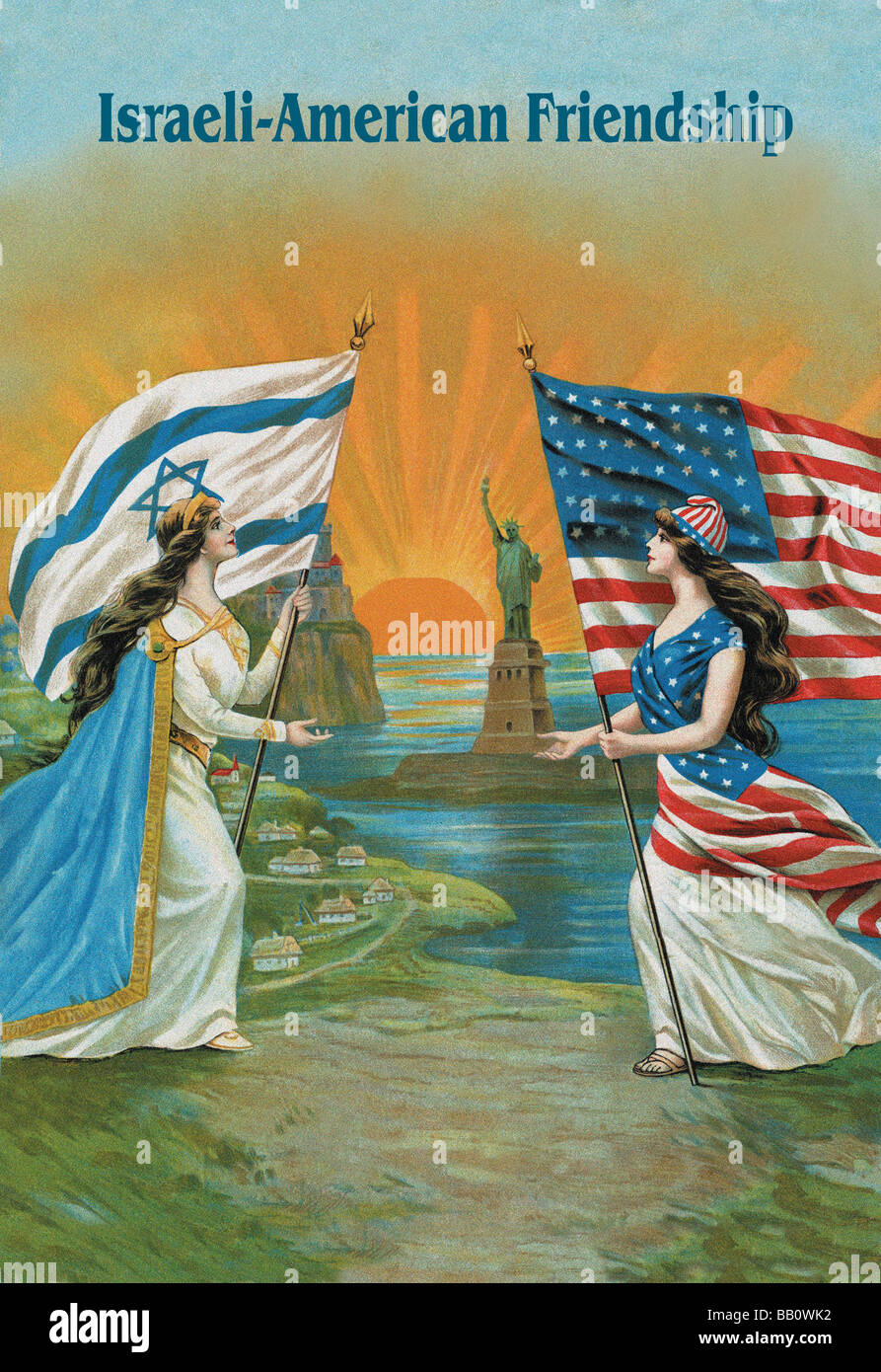 Israeli American Friendship Stock Photo - Alamy