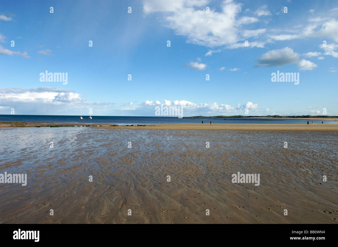 Beadnell beach, Northumberland Stock Photo - Alamy