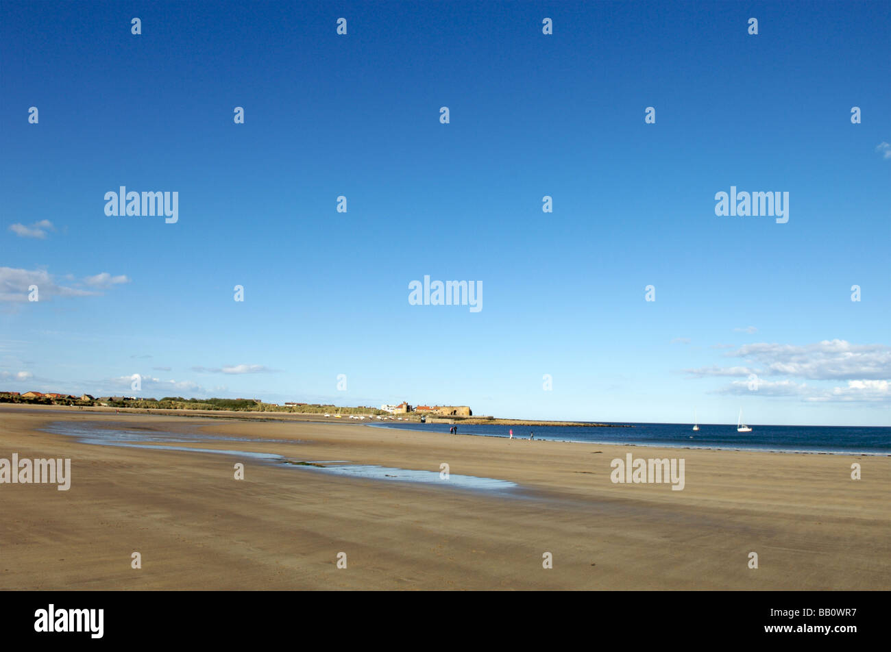 Beadnell beach, Northumberland Stock Photo - Alamy